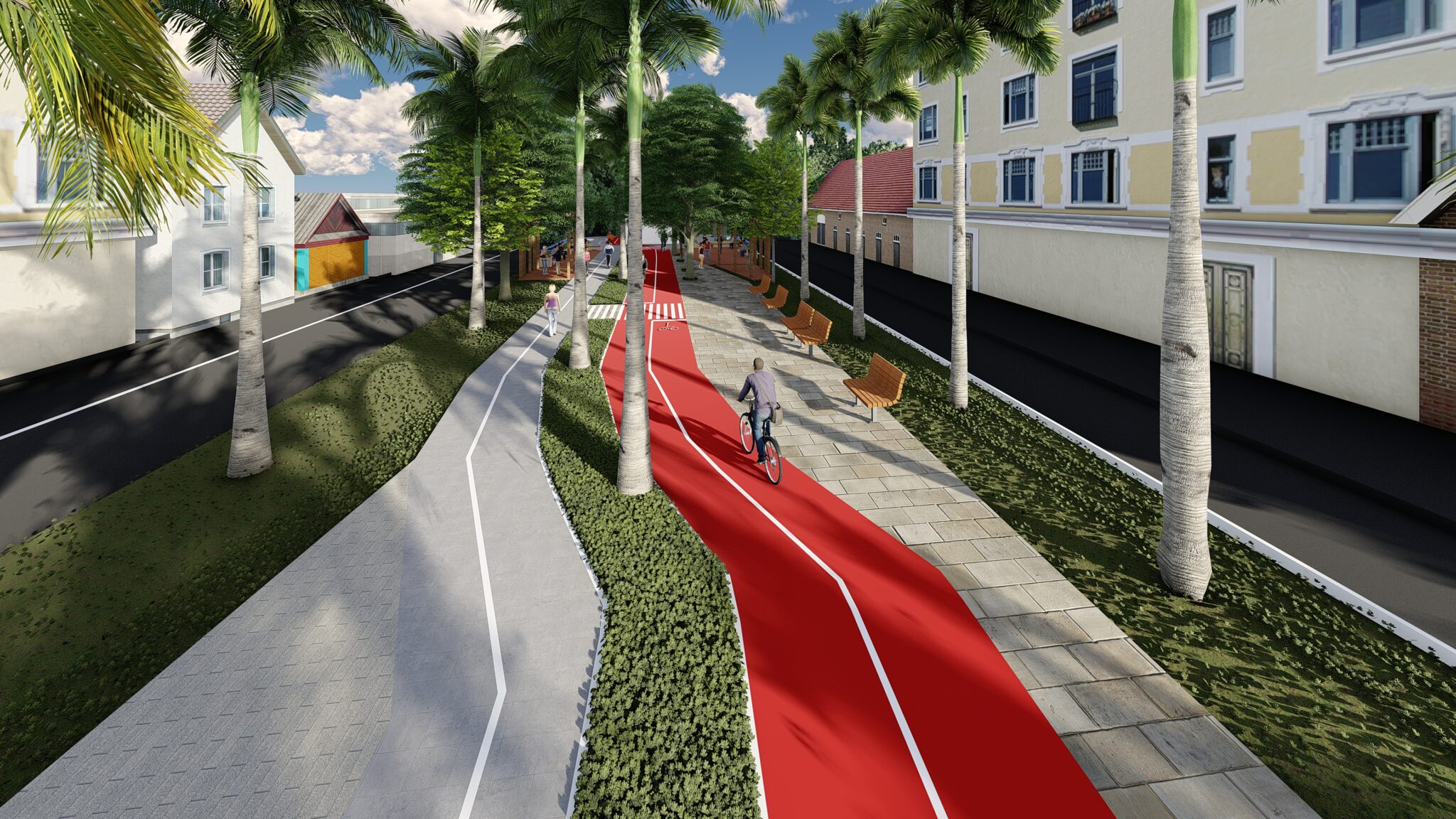 Galeria de Fotos - Projeto - Parque Linear da Avenida Brasil