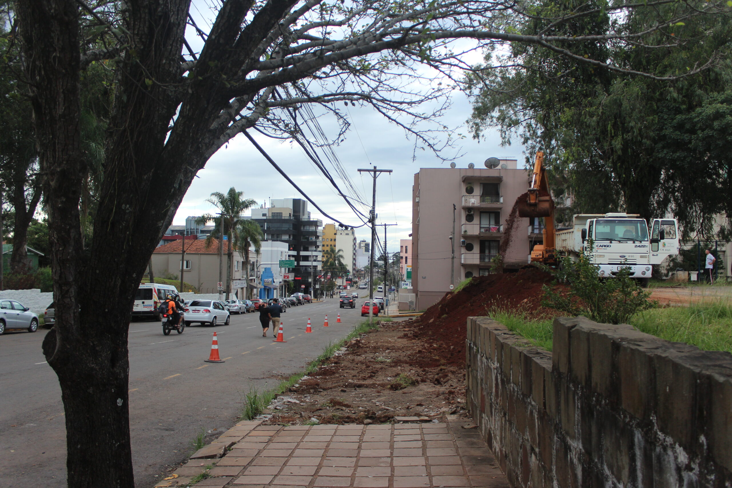 Revitalização da calçada do campo do quartel - Secretaria de Planejamento